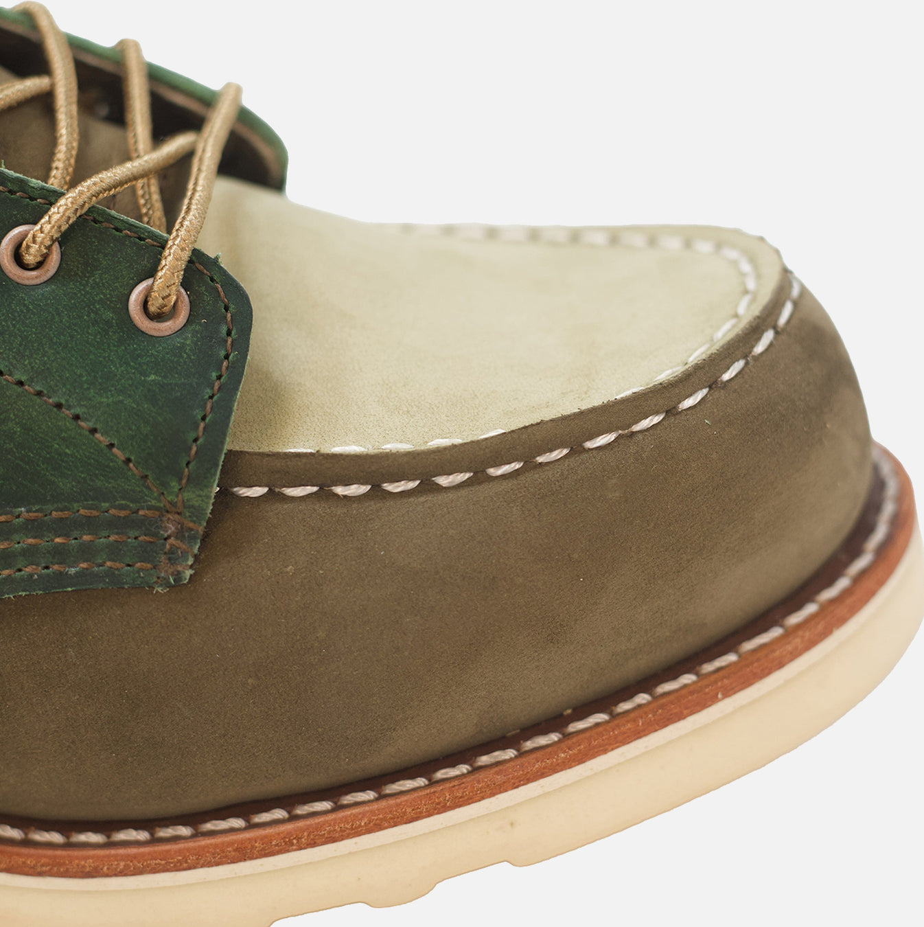 3465 Classic Moc & The Great in Multi Green – Red Wing Amsterdam